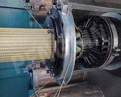 Penguin hose knitting machine is successully installed from 1990 in ...